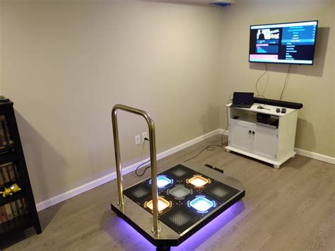 Diy Ddr Pad Update Finally Fitted The Bar With A Steel Construction Where Its Bolted