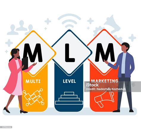 사람과 플랫 디자인 Mlm 다단계 마케팅 약어 비즈니스 개념 배경 개념에 대한 스톡 벡터 아트 및 기타 이미지 개념 개념과 주제 그래프 Istock