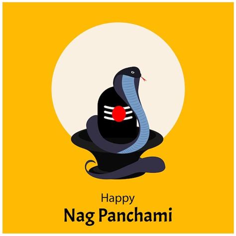 Premium Vector Happy Nag Panchami Indian Hindu Festival Celebration Vector Design