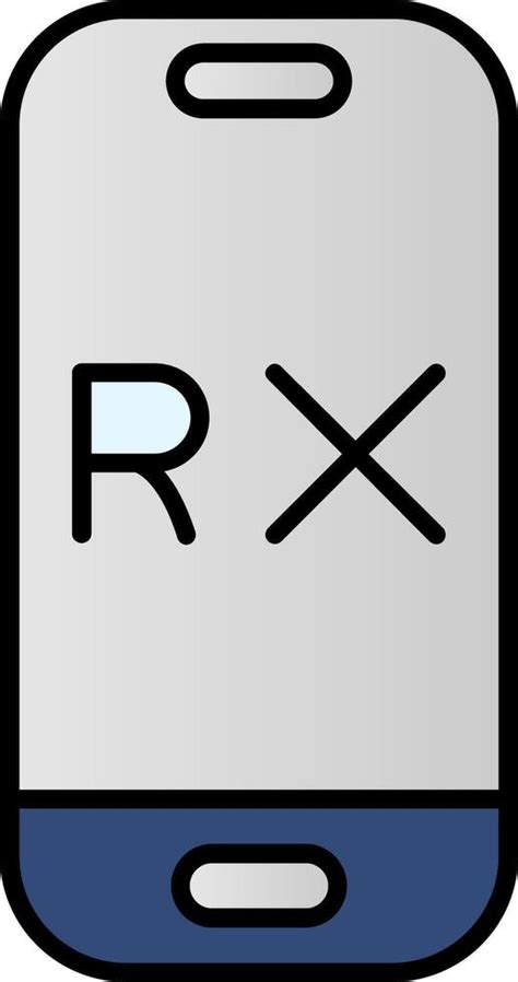 Rx Line Filled Gradient Icon 42189680 Vector Art At Vecteezy