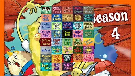 Every Spongebob Season 4 Title Card Fandom
