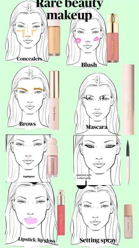 Rare Beauty Makeup Tutorial Face Makeup Makeup Routine Makeup Charts