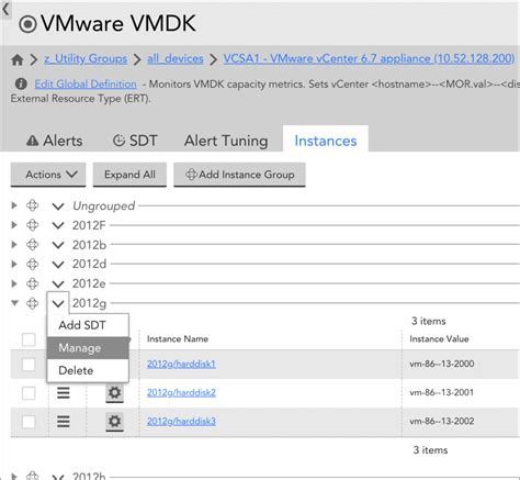 Instance Groups Logicmonitor
