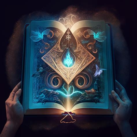 Premium Photo An Ancient Magic Book