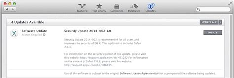 Security Update For OS X Released For Mac
