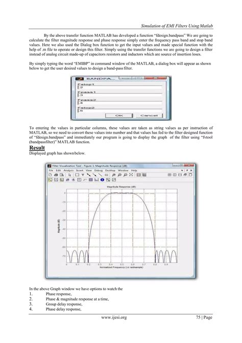 Simulation Of Emi Filters Using Matlab Pdf
