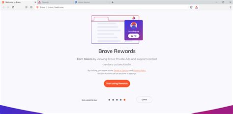 Desktop Update Brave Rewards Panel Within Welcome Ui · Issue 13119 · Bravebrave Browser · Github