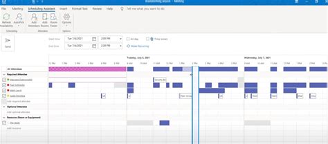 How To Use The Scheduling Assistant In Outlook