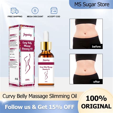 Jaysuing Curvy Belly Slimming Oil 30ml Massage Oil Lose Weight Anti