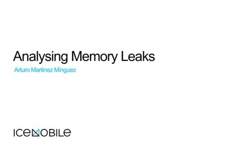 Analysing Memory Leaks Ppt