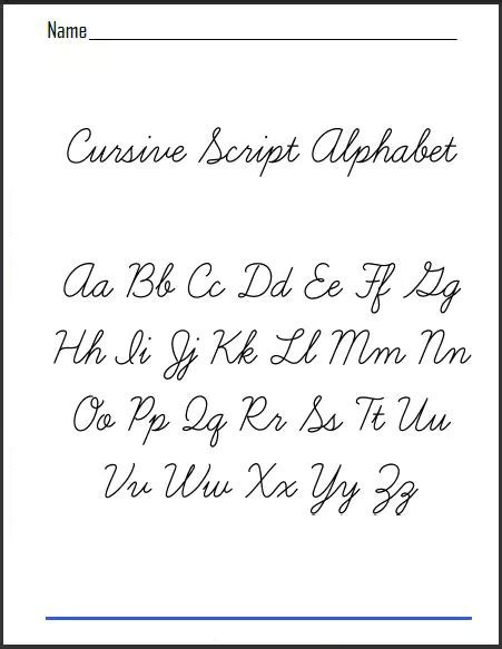 Mastering The Cursive Alphabet A Comprehensive Guide For Beginners Cursivealphabet Cc