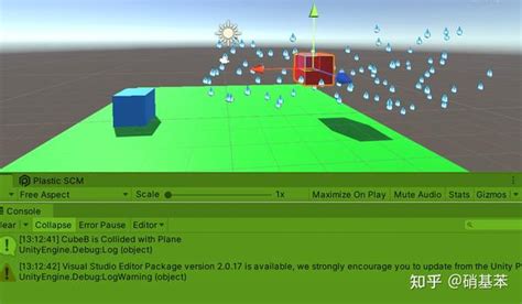Unity开发随记录01 碰撞检测基础两个Cube的碰撞Cube与Particle System的碰撞 知乎