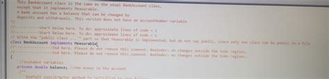 Solved Public Class Bankaccountmeasurabletester Public