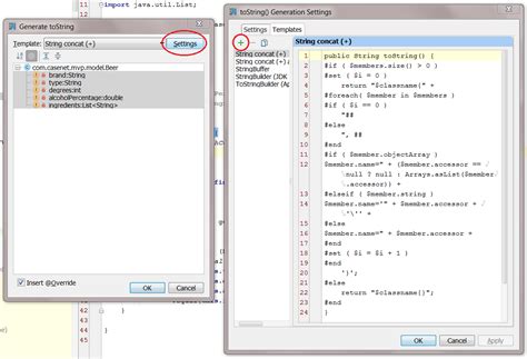IntelliJ IDEA Generate Equals HashCode And ToString With Google Guava