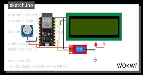 Automated Farming System Wokwi Esp32 Stm32 Arduino Simulator