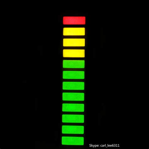 Bar Graph Led 12 Segment Led Display 3 Colors Kem 123010 Argyled Bar