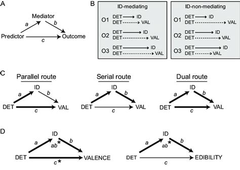 A Results From The Mediation Analyses This Schematic Depicts A