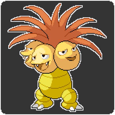 i made double sized sprites of exeggutor r pokemon
