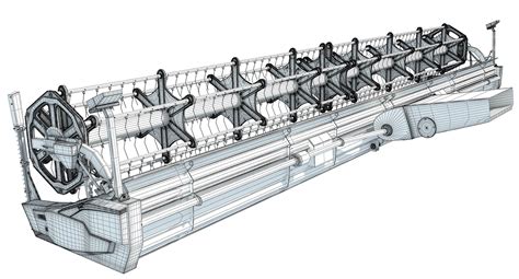 Combine Threshing Machine 3d Model 49 3ds C4d 3dm Lwo Max Ma Xsi Obj Free3d