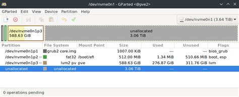 Lvm Pvresize Cannot Resize To Nnn Extents As Later Ones Are Allocated Piverts Blog