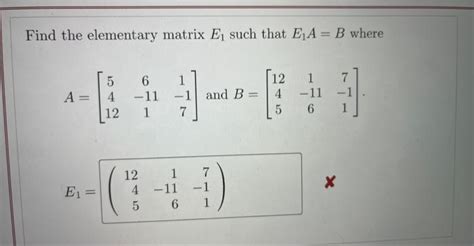 Solved Find The Inverse Of The Given Matrix If The Matrix Is Chegg