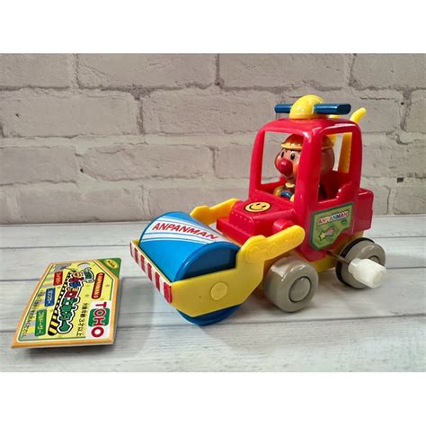 現貨x日本正版 麵包超人anpanman 發條車 發條 玩具 清掃車 砂石車 工程車 系列 壓路車 推土機 蝦皮購物