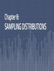 Sampling Distributions Pdf Chapter 8 SAMPLING DISTRIBUTIONS 2 Learning Objectives O O