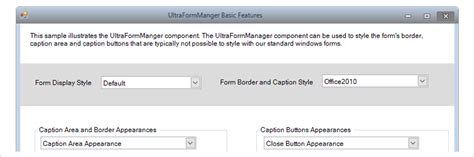 フォームマネージャー Infragistics Ultimate Ui For Windows Forms インフラジスティックス・ジャパン株式会社