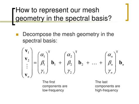 ppt spectral bases for 3d shapes representation powerpoint