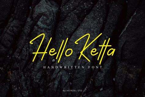 Hello Ketta Font Dafont Free