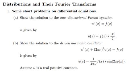 Solved This Is Fourier Analysis You Can Use The Convolution Chegg Com