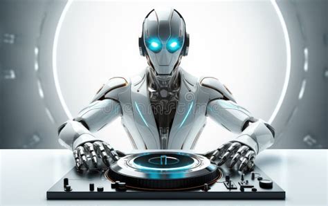 Automated Robot Assistant On White Background Stock Illustration Illustration Of Innovation