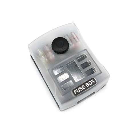 6 Circuit Fuse Box 12 Volt Holder 6 Way Negative Bus Waterproof Led