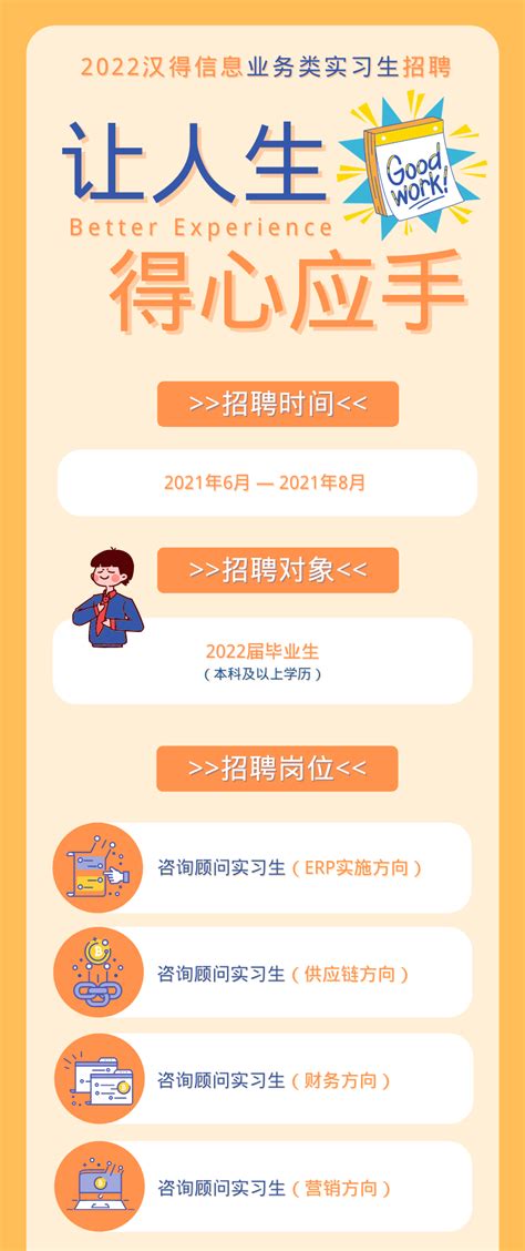 【校园招聘】汉得信息2022届实习生招聘内容 【校园招聘】汉得信息2022届实习生招聘内容