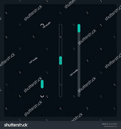 Vertical Scrollbar Ui Element Template Editable Stock Vector Royalty