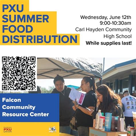 Pxu Summer Food Distribution Phoenix Coding Academy