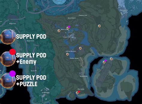 Tower of Fantasy: All Supply Pods 2 in Crown