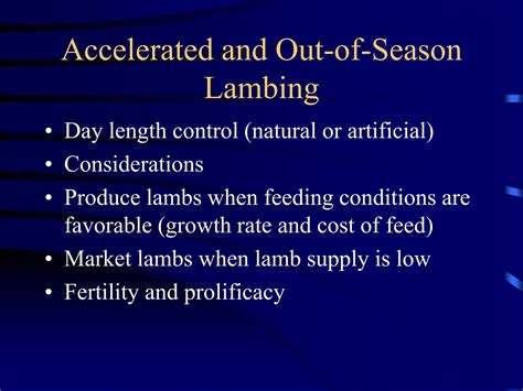 5 Sheep Breeding And Reproduction Ppt