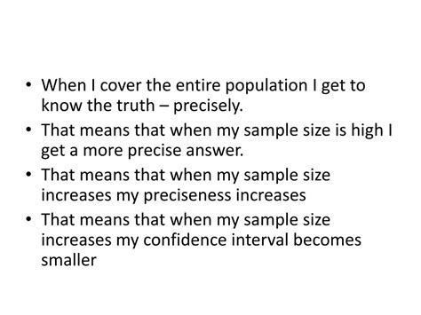PPT Sample Size And Confidence Interval PowerPoint Presentation Free Download ID 1909868