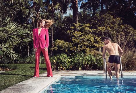 Hannah Ferguson V Magazine 2018 Pool Editorial