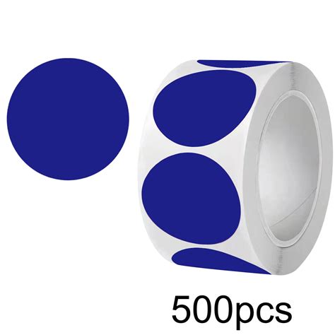 Dtchengua 500 Pcs 1 Inch Colored Dot Stickers Circle Color Coding