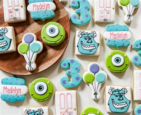 Monsters Inc Custom Designed Sugar Cookies In 2025 Cookie Decorating