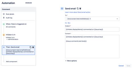 Send Email Notifications When A Comment Is Added By A User From A