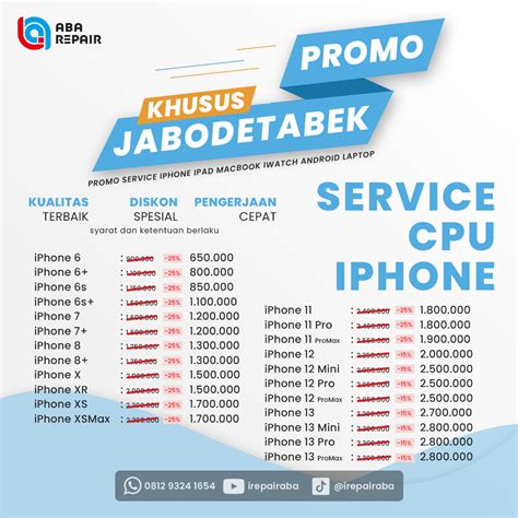 Service Cpu Iphone Ipad Macbook Android Aba Repair