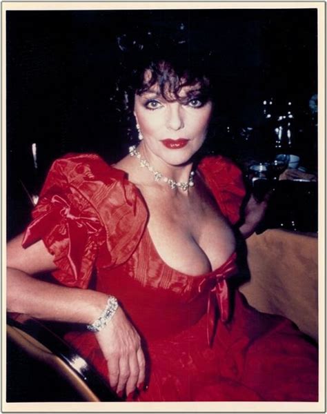 Joan Collins X Glossy Still Photo Glamour Photo Busty Cleavage Reproduction Etsy