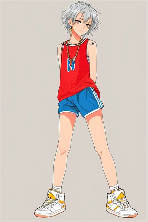 Plain Background Anime Portrait One Girl 2d Flat Anime Style