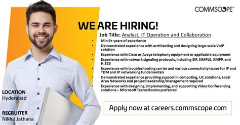 nikhil jathan on linkedin hiring networking cisconetworking avaya hyderabadjobs