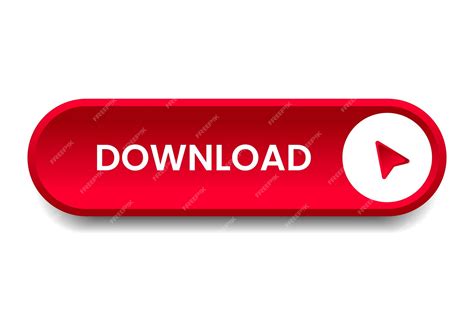 Premium Vector 3d Download Button Icon Upload Icon Down Arrow Bottom Side Symbol Click Here Button