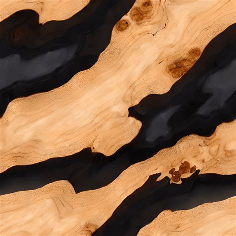 Burl Maple Black Epoxy Graphic · Creative Fabrica