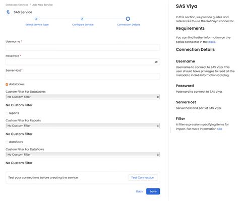 Sas Connector Openmetadata Analytics Integration Guide